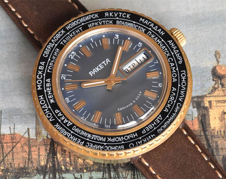 Raketa World Time a.k.a "Goroda" Buying Guide | Vintage Watch Inc